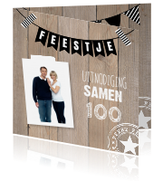 Samen 100 jaar uitnodigingen