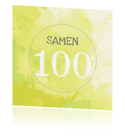 Samen 100 jaar uitnodigingen
