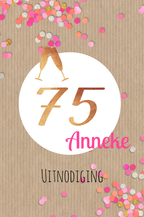 Uitnodiging 75 jaar
