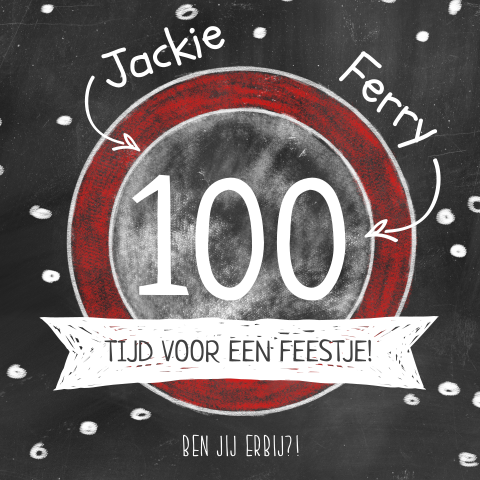 Samen 100 jaar uitnodigingen