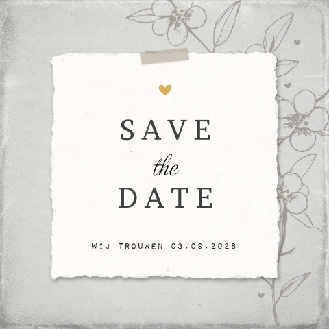 Save the date kaarten | Grote keuze aan mooie kaarten | Fuif.nl